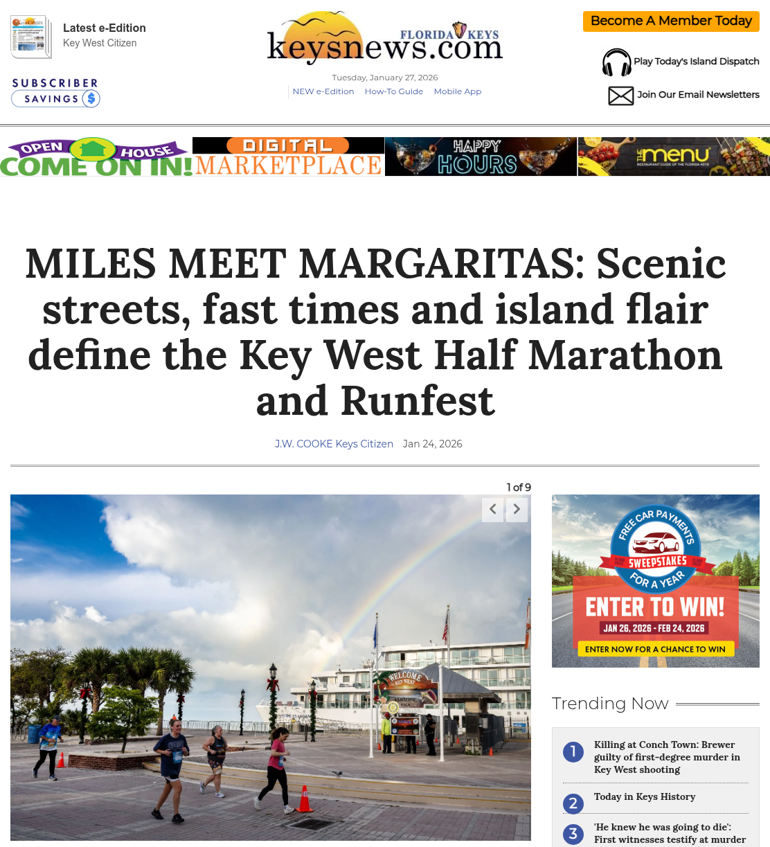 Key West Half Marathon & 5K 2026 Media Coverage - Key West Half Marathon